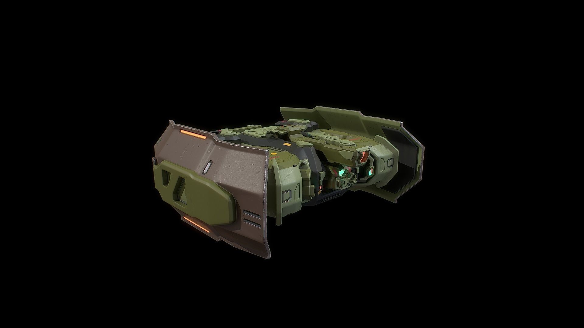 3D model Sci fi security patrol drone VR / AR / low-poly | CGTrader