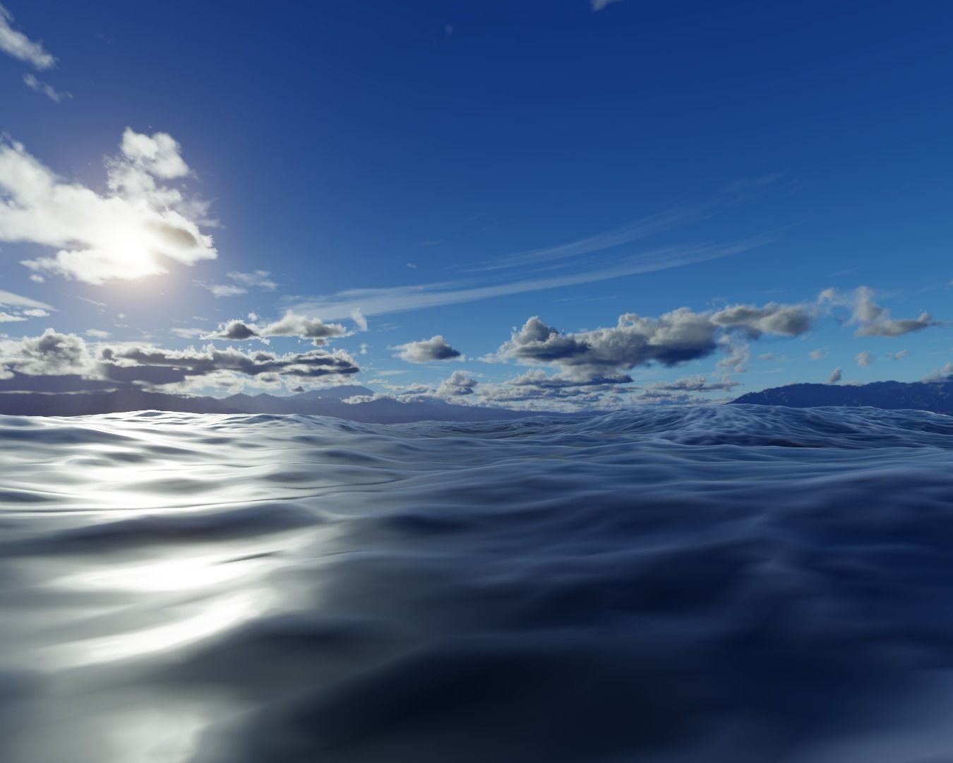 Ocean free 3D model animated rigged | CGTrader
