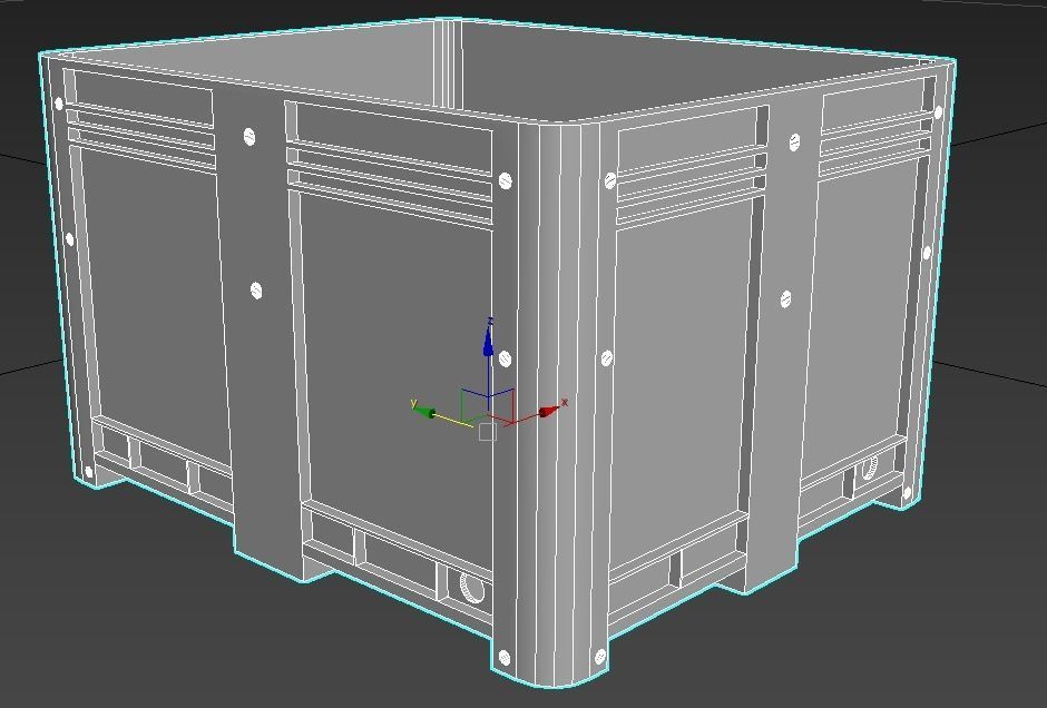 Plastic Box free 3D model | CGTrader