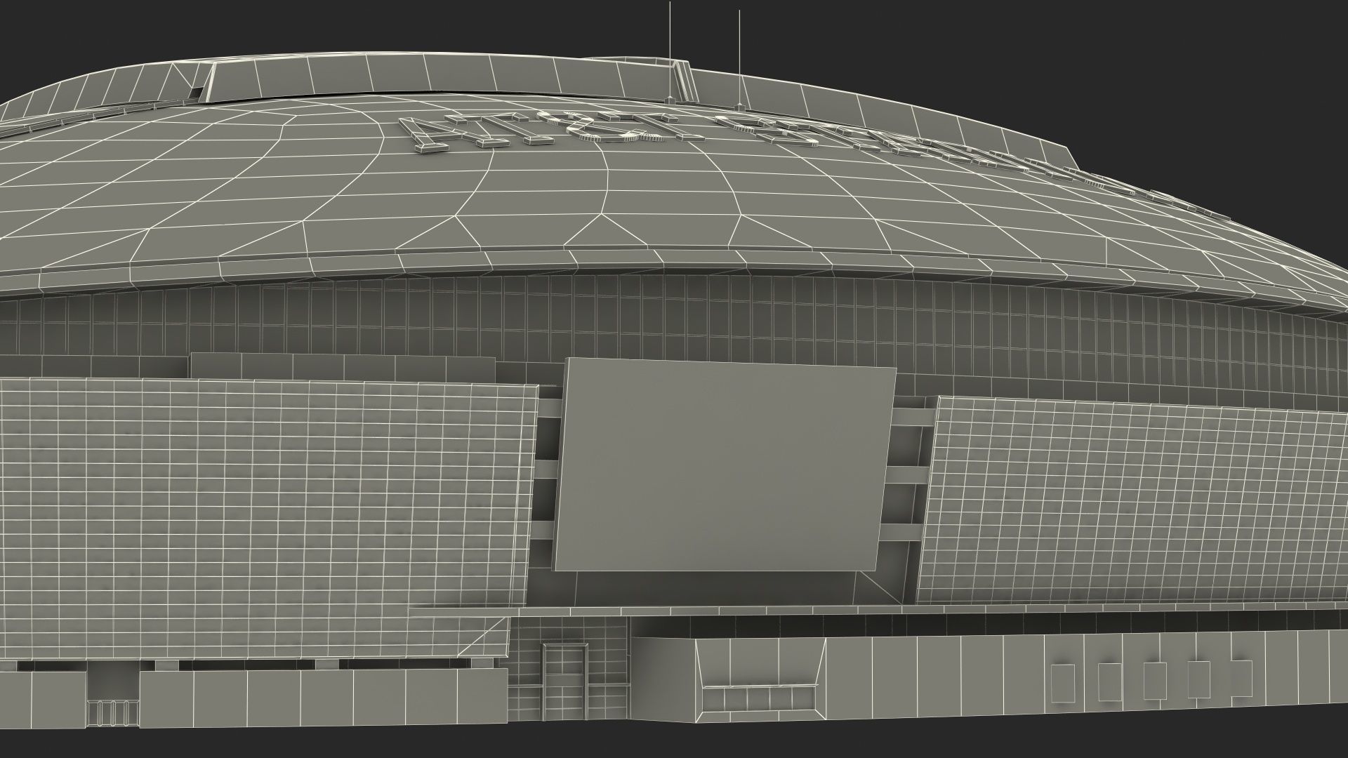 ATT Stadium Building 3D model | CGTrader
