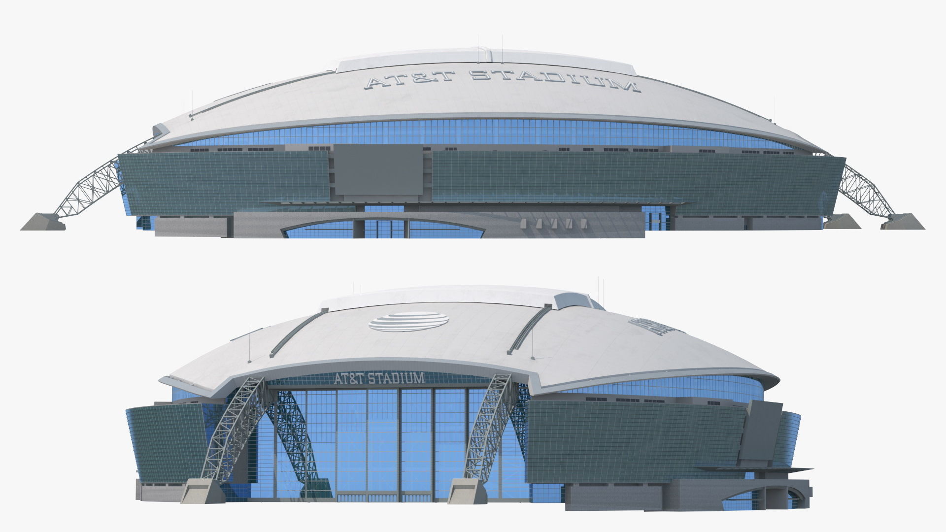 ATT Stadium Building 3D model | CGTrader