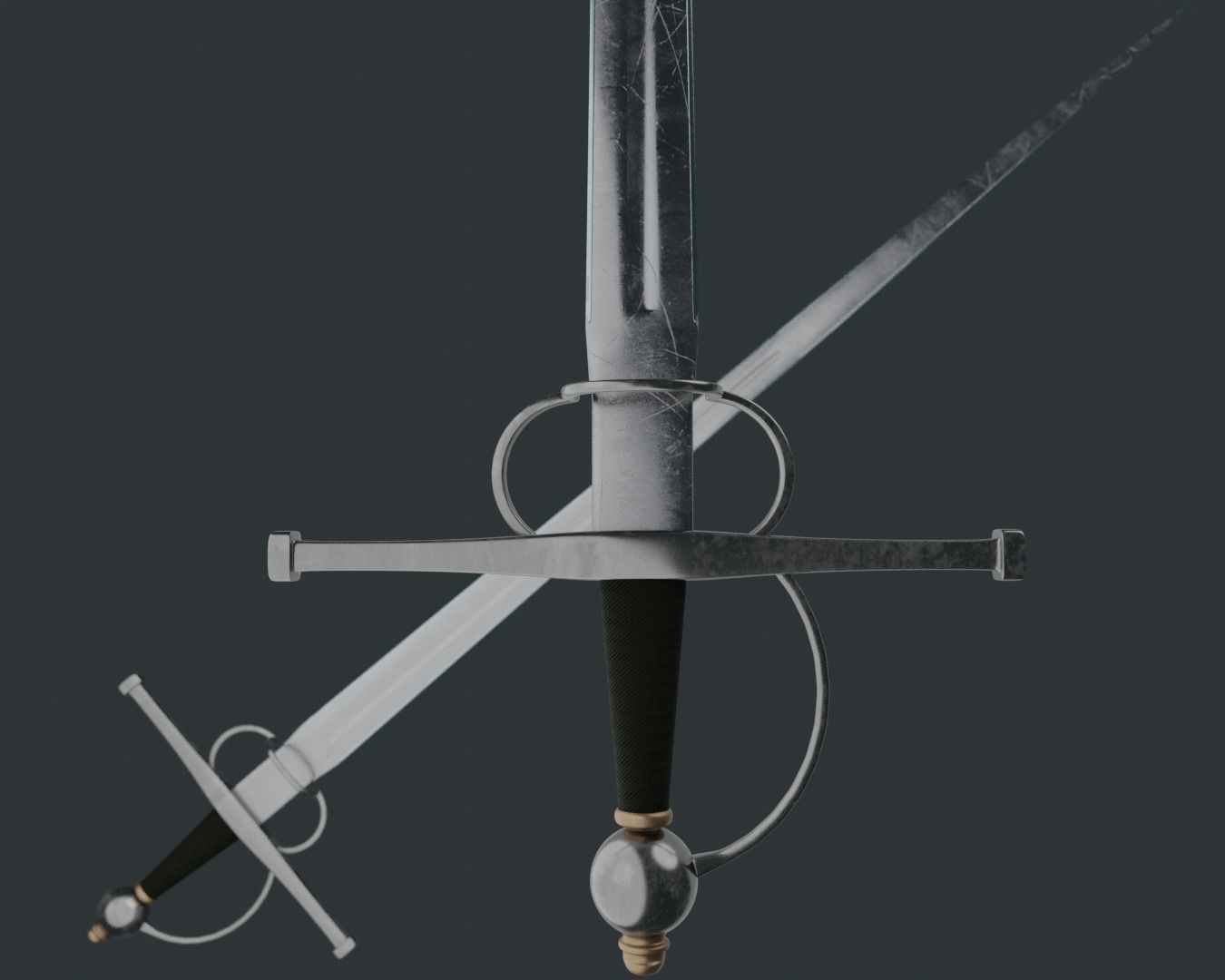 3D model Bolognese Early Sidesword VR / AR / low-poly | CGTrader