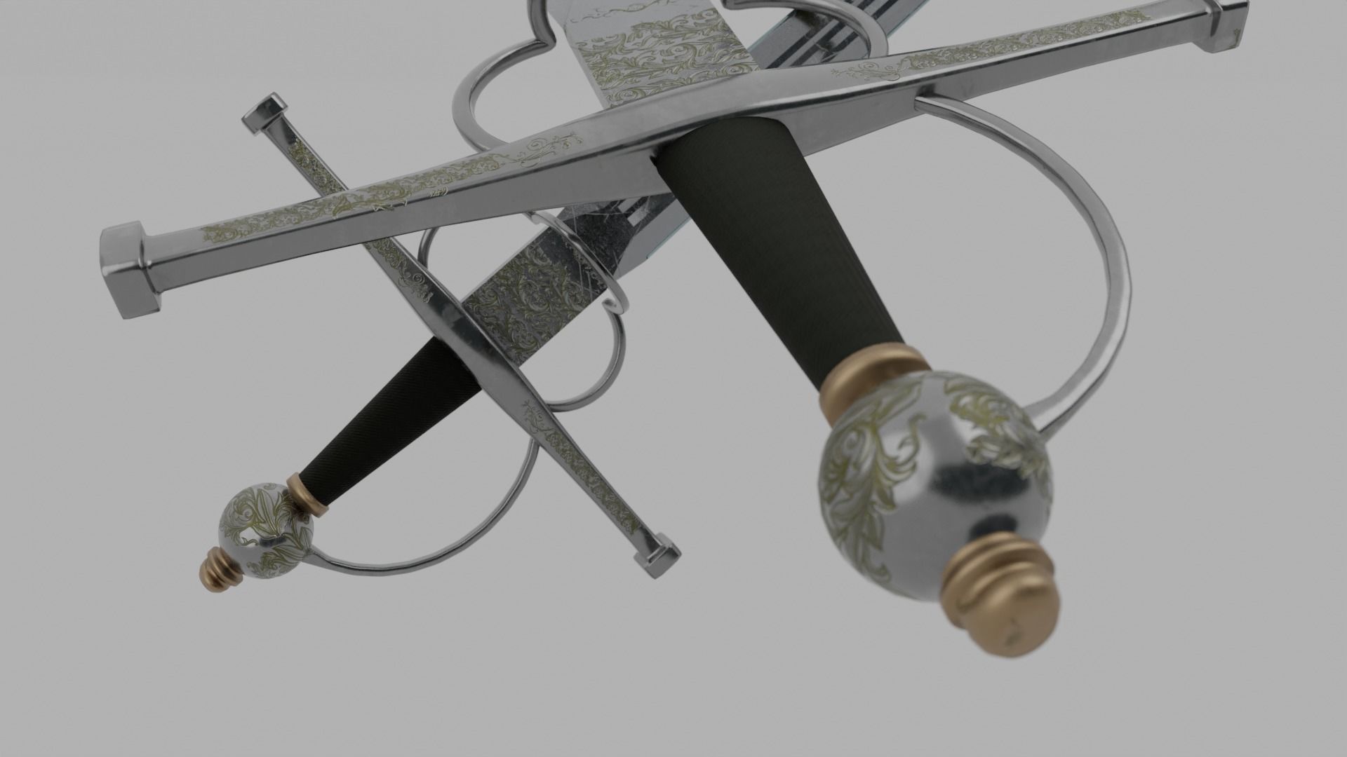 3D model Bolognese Early Sidesword VR / AR / low-poly | CGTrader