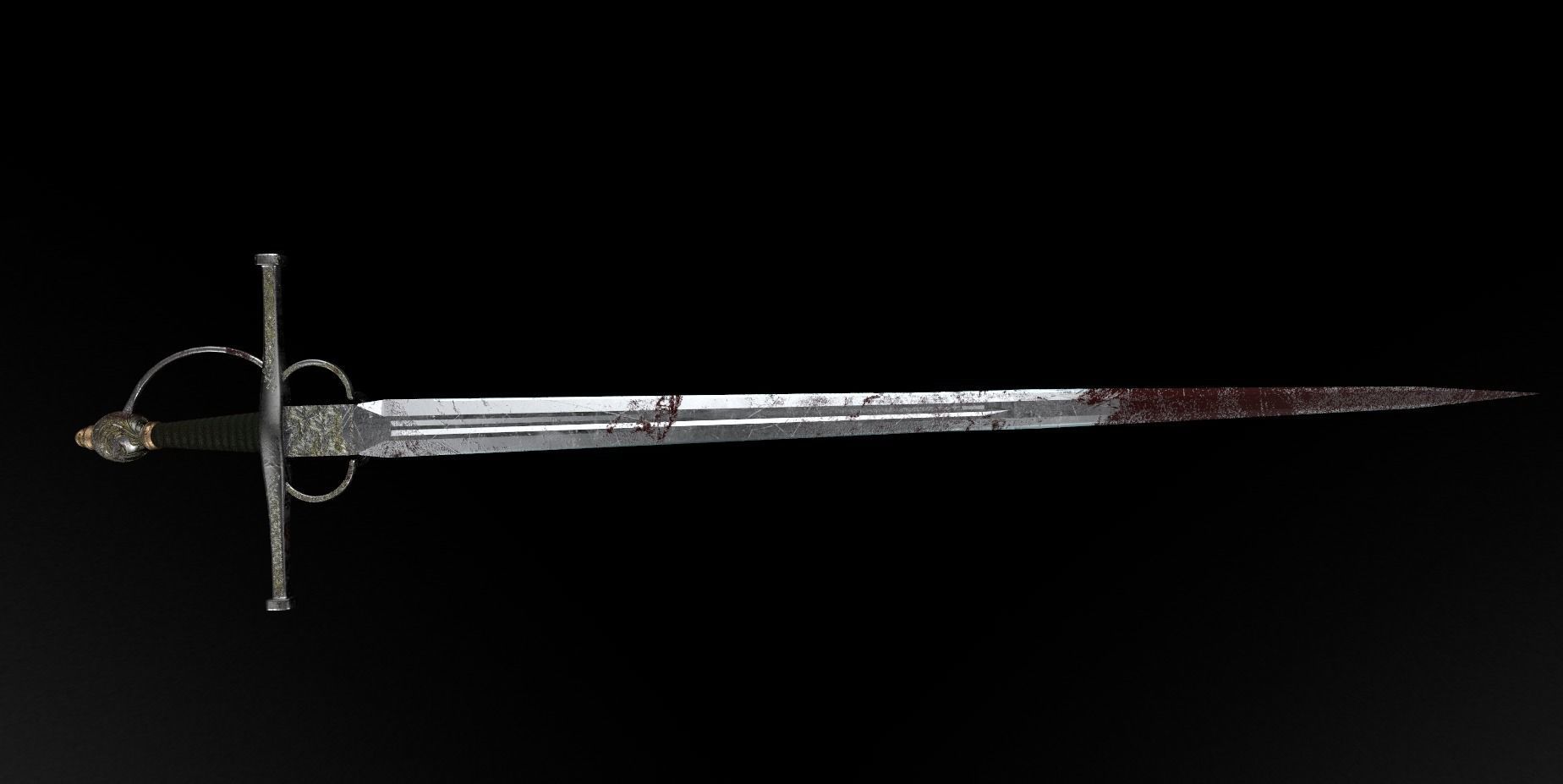 3D model Bolognese Early Sidesword VR / AR / low-poly | CGTrader