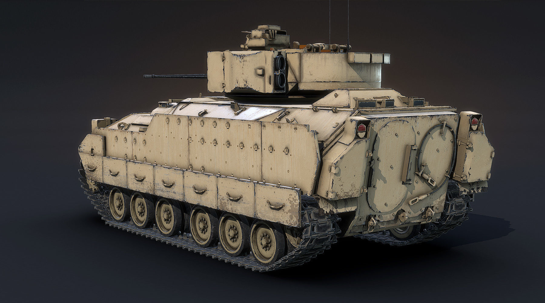 3D model M2A2 Bradley VR / AR / low-poly | CGTrader