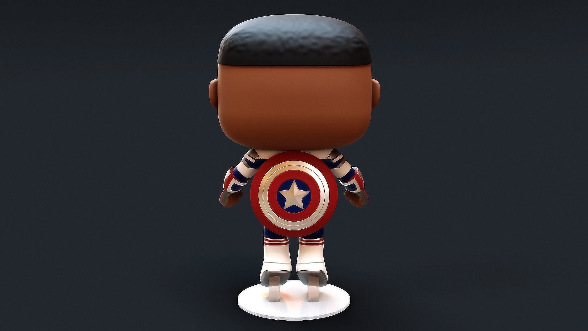 Funko Captain America Sam Wilson 3D model | CGTrader