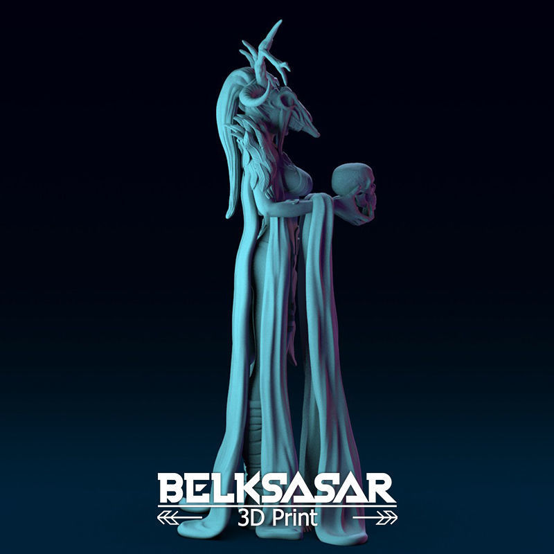 Female Wendigo 3D model 3D printable | CGTrader