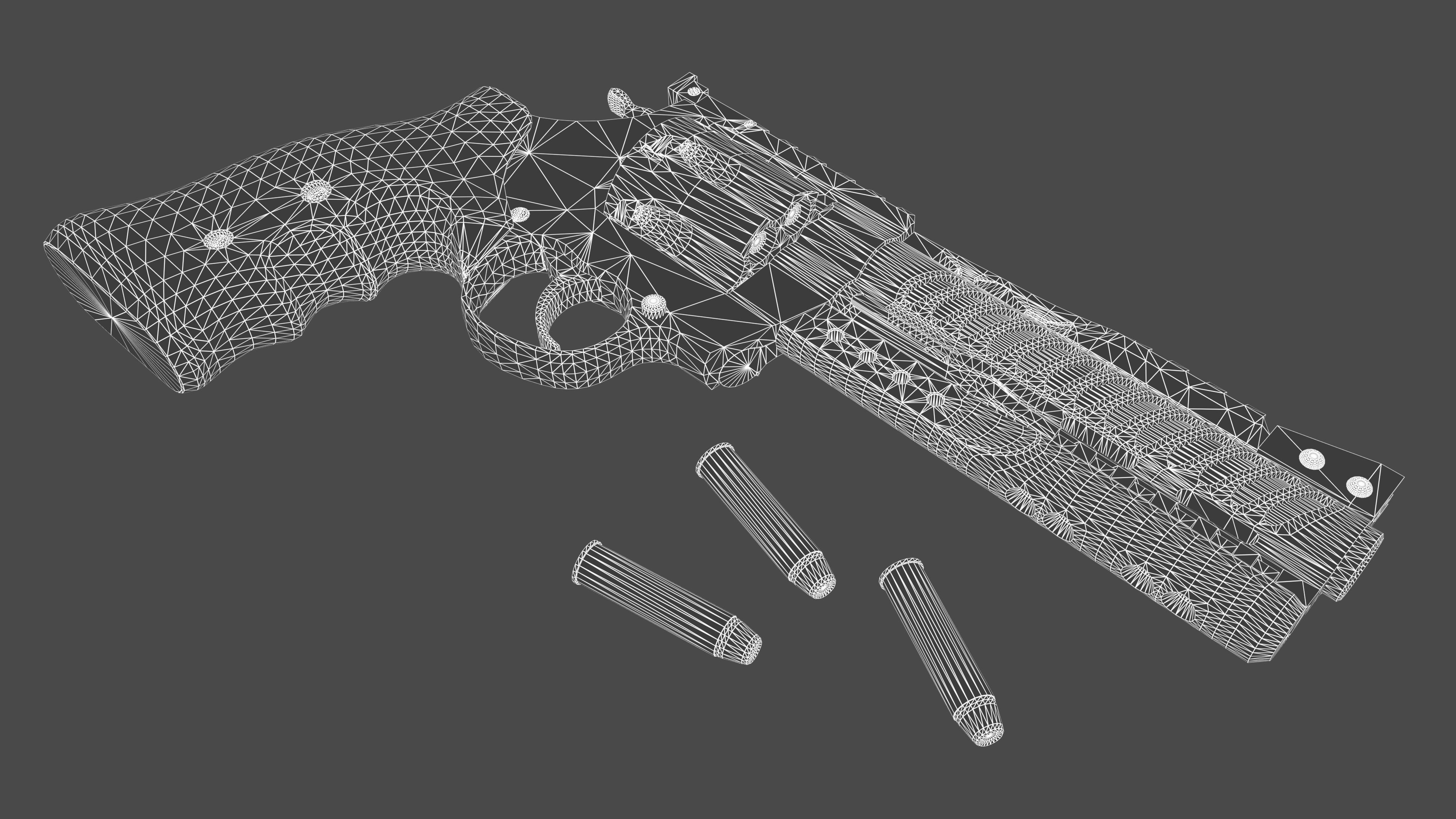 Korth NXR 44 Magnum Revolver 3D model | CGTrader