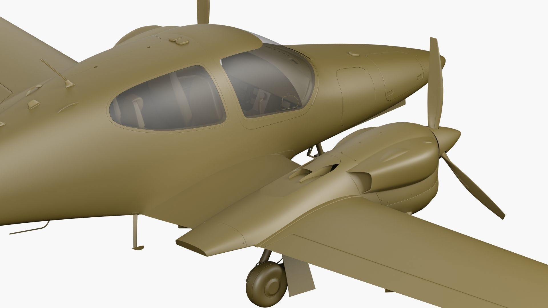 Diamond DA42 3D model | CGTrader