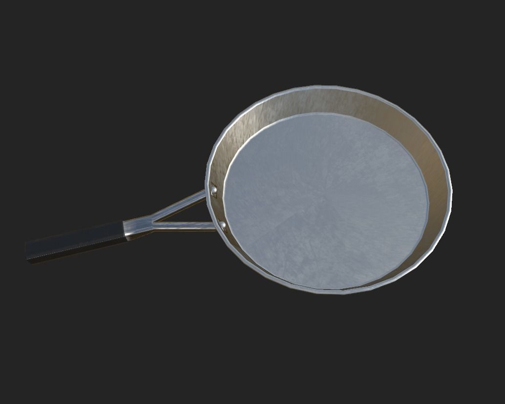 Frying Pen 8 inch free VR / AR / low-poly 3D model | CGTrader