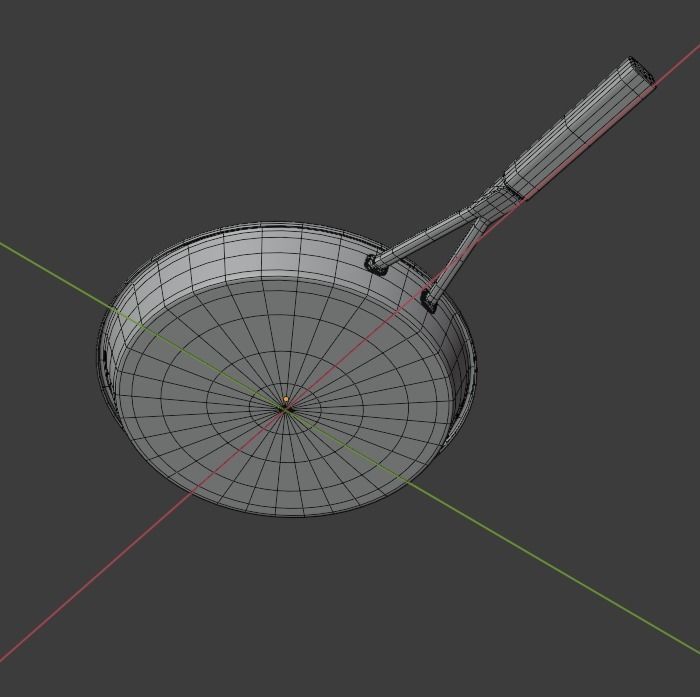 Frying Pen 8 inch free VR / AR / low-poly 3D model | CGTrader