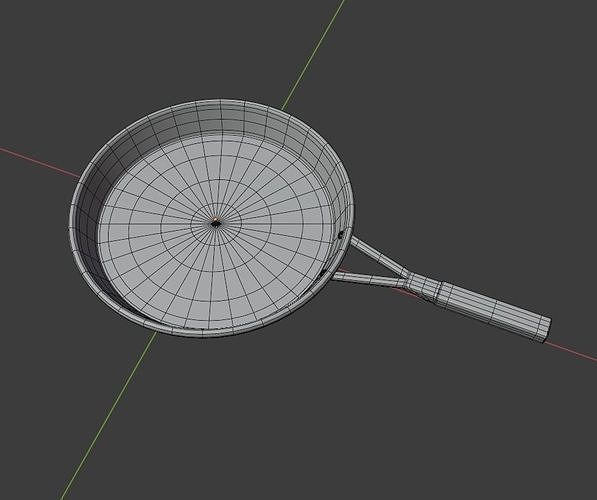 Frying Pen 8 inch free VR / AR / low-poly 3D model | CGTrader