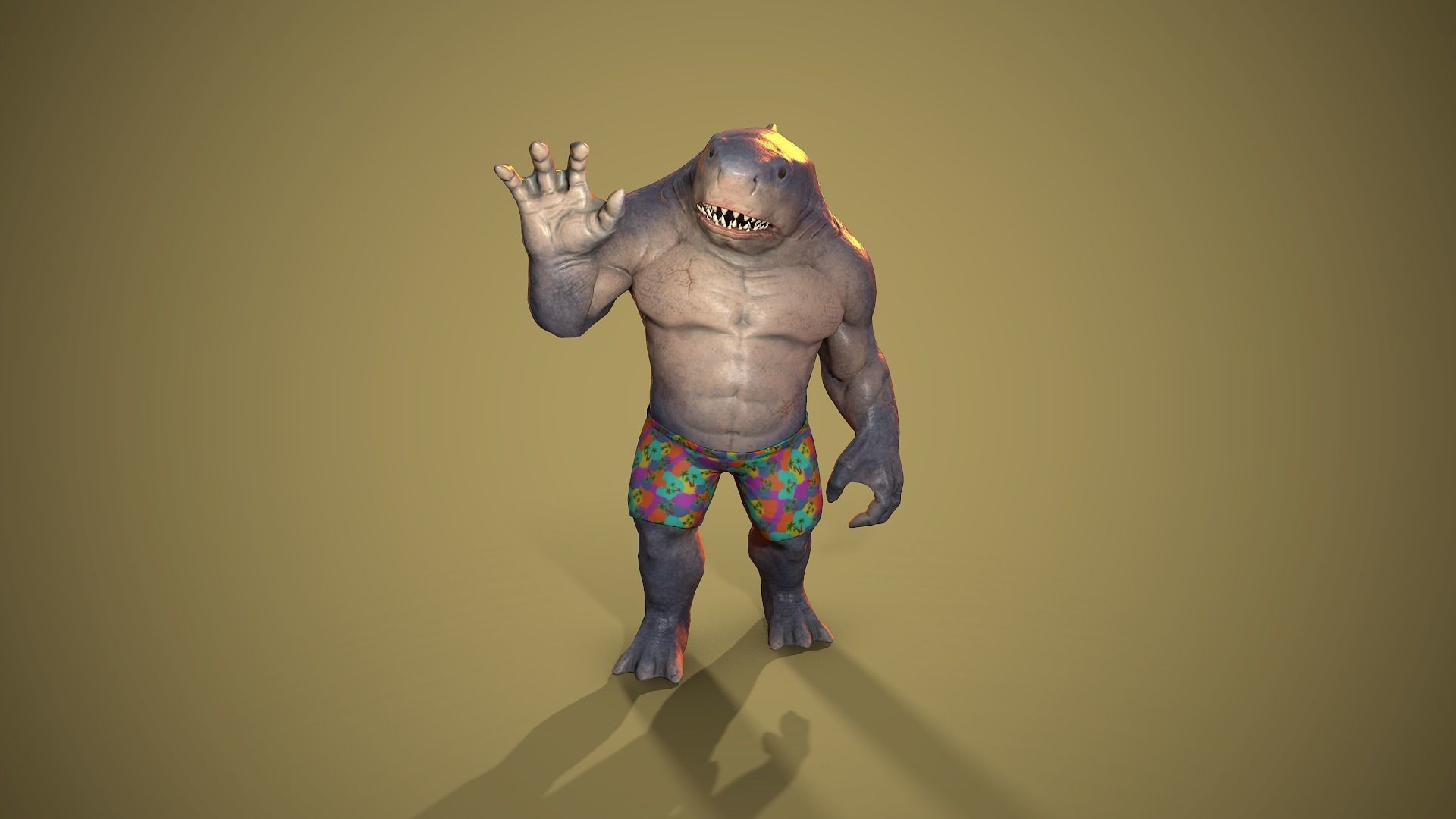 3D model Creature Shark VR / AR / low-poly rigged animated | CGTrader