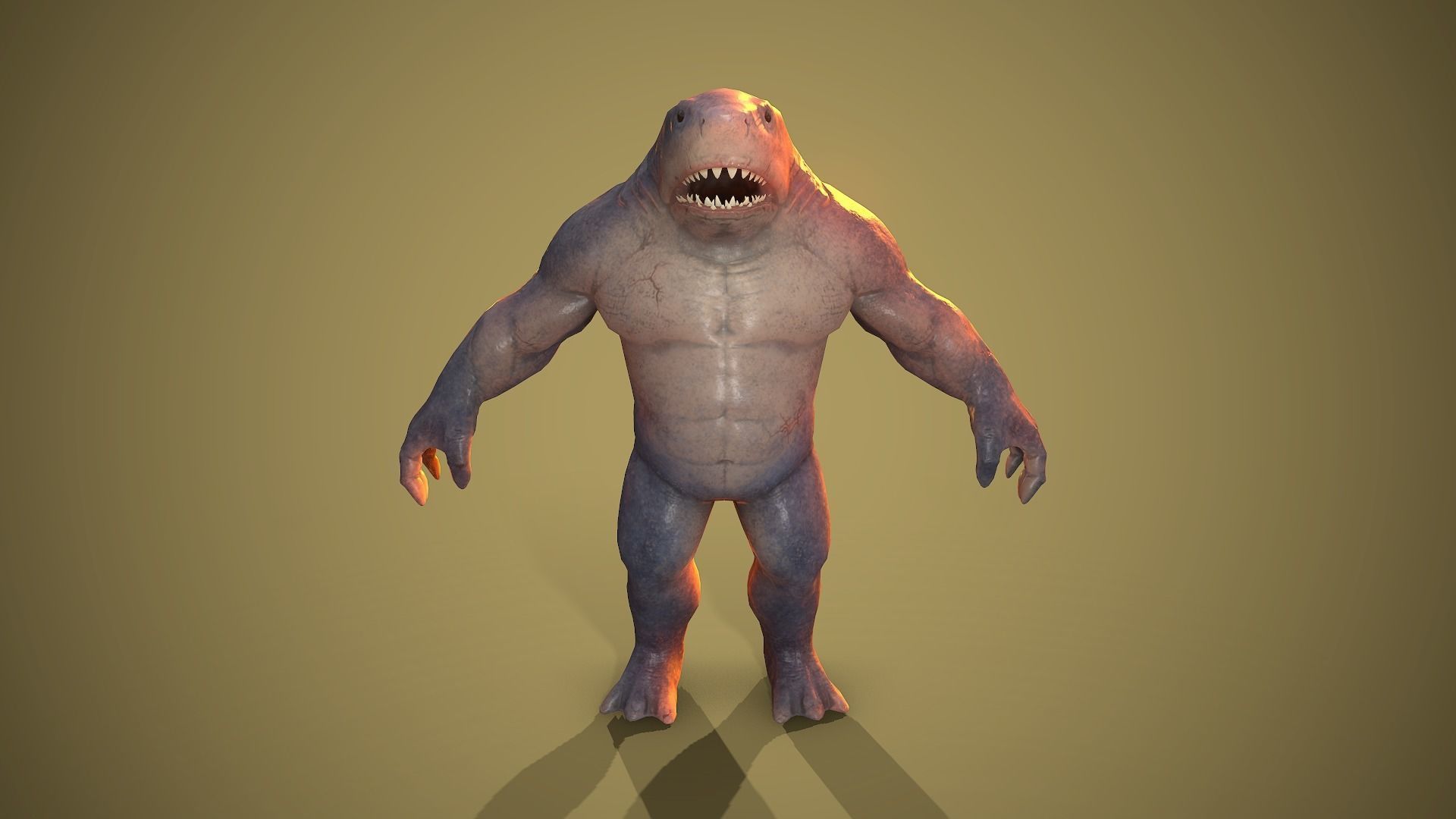 3D model Creature Shark VR / AR / low-poly rigged animated | CGTrader