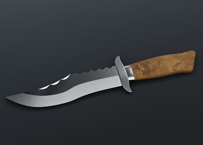 Basic Hunting Knife 3D model | CGTrader