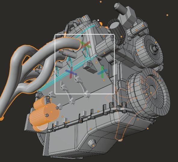 3D model GM LS3 Engine VR / AR / low-poly | CGTrader