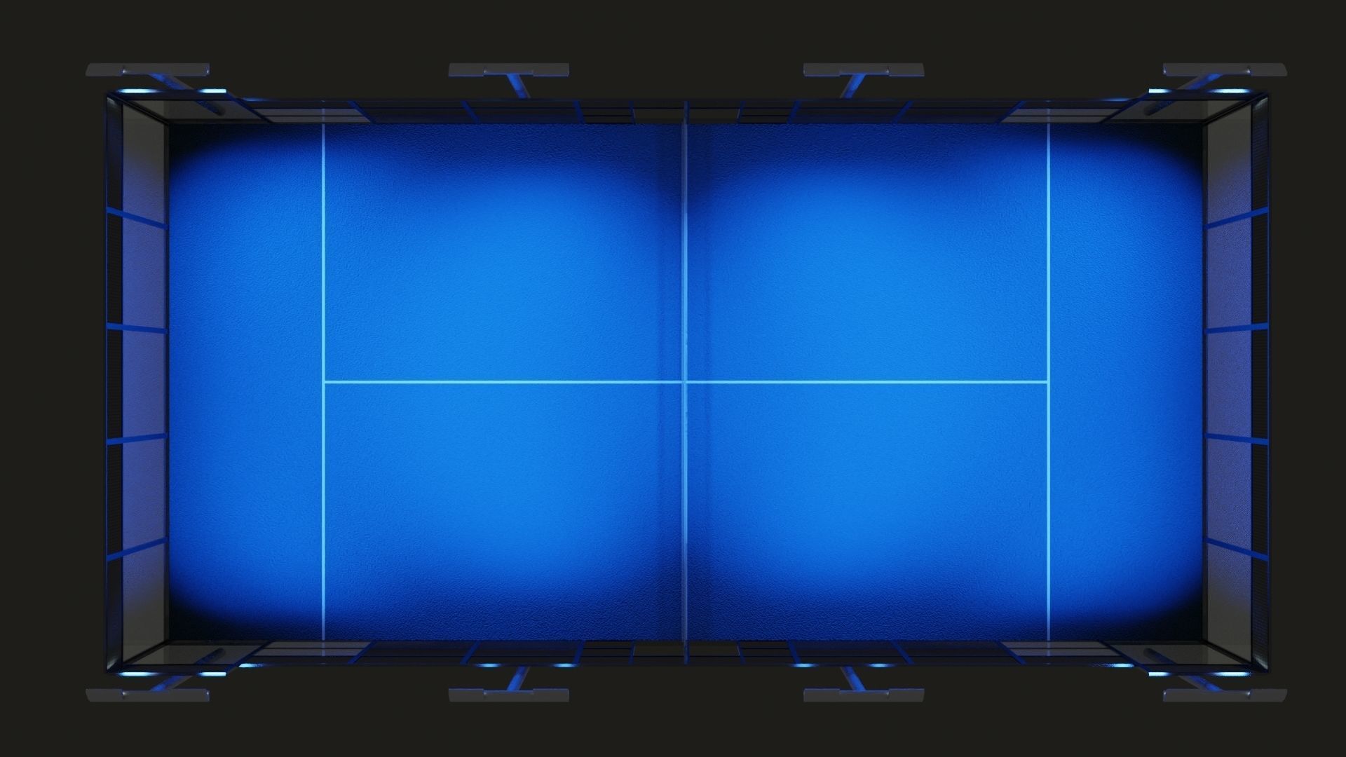 Padel court free 3D model | CGTrader