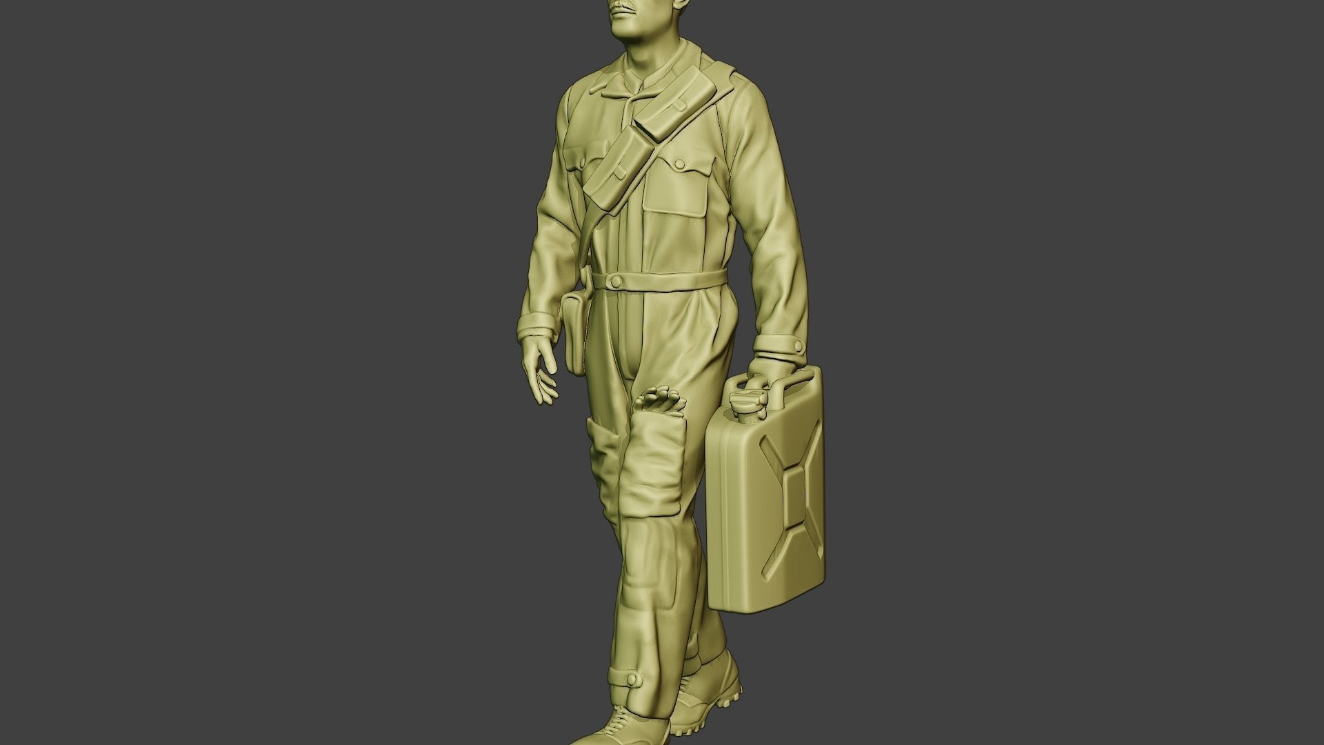 Italian Tank Crew Unit ww2 walk ITCU1 3D model 3D printable | CGTrader