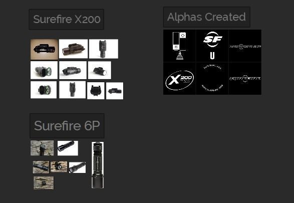 3D model Surefire X200 and Surefire 6P - Free Surefire 660 include VR ...