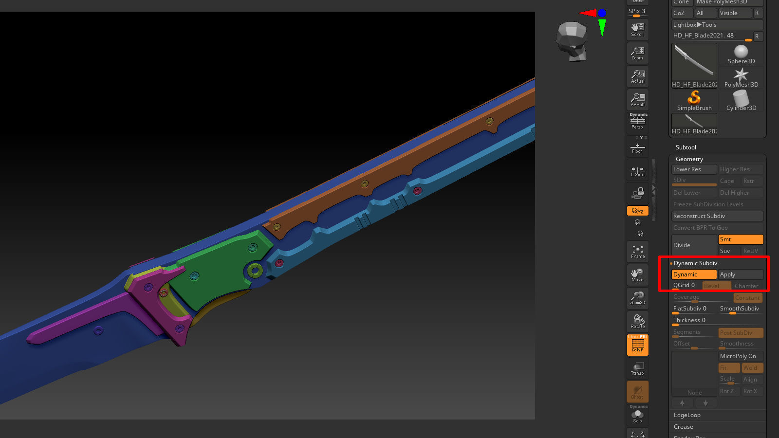High-frequency Blade free 3D model | CGTrader