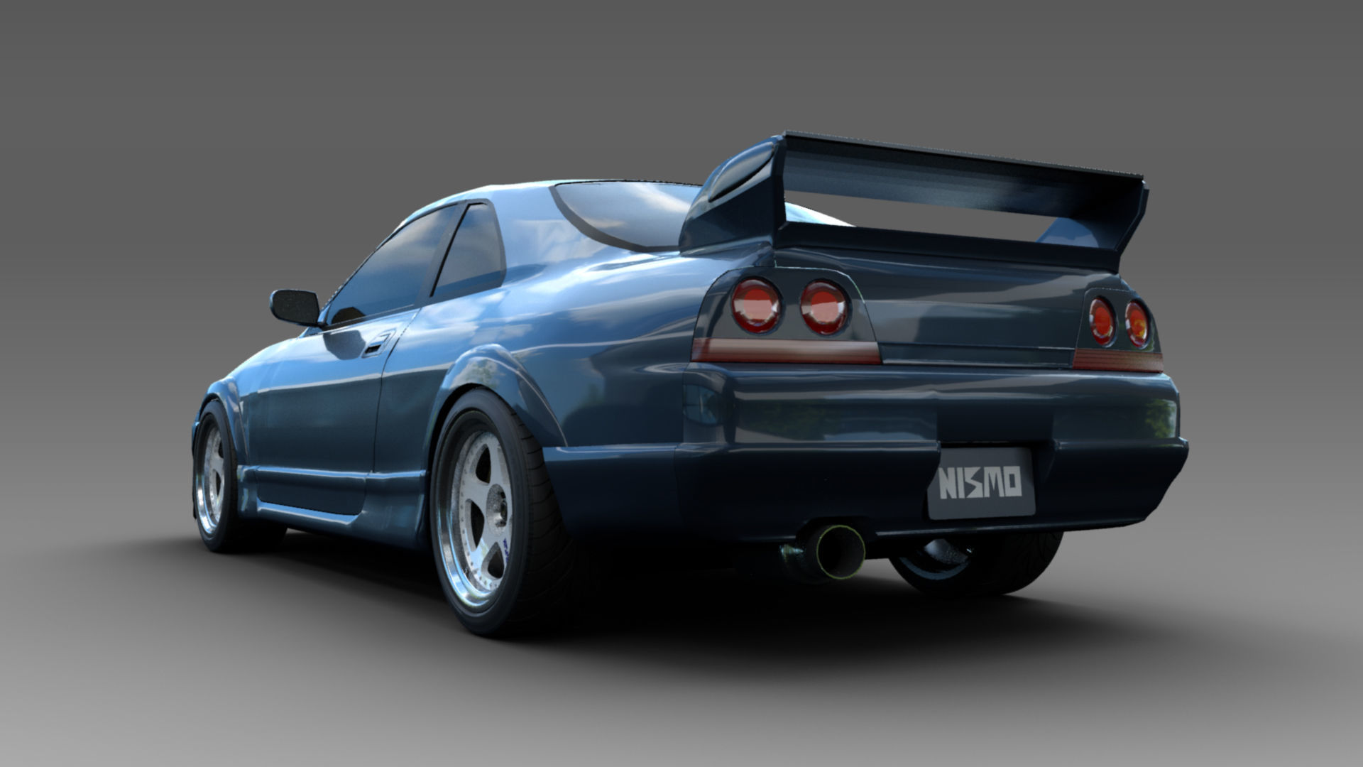 3D model Nissan Skyline GT-R R33 V-Spec VR / AR / low-poly | CGTrader