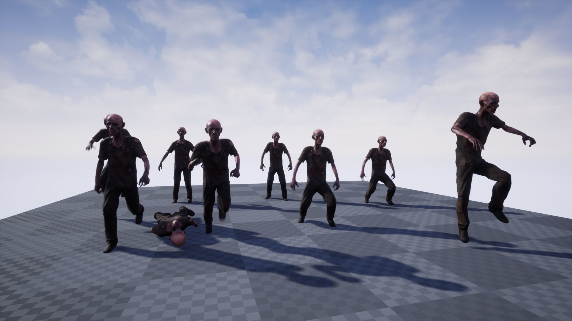 3D model Zombie VR / AR / low-poly rigged | CGTrader