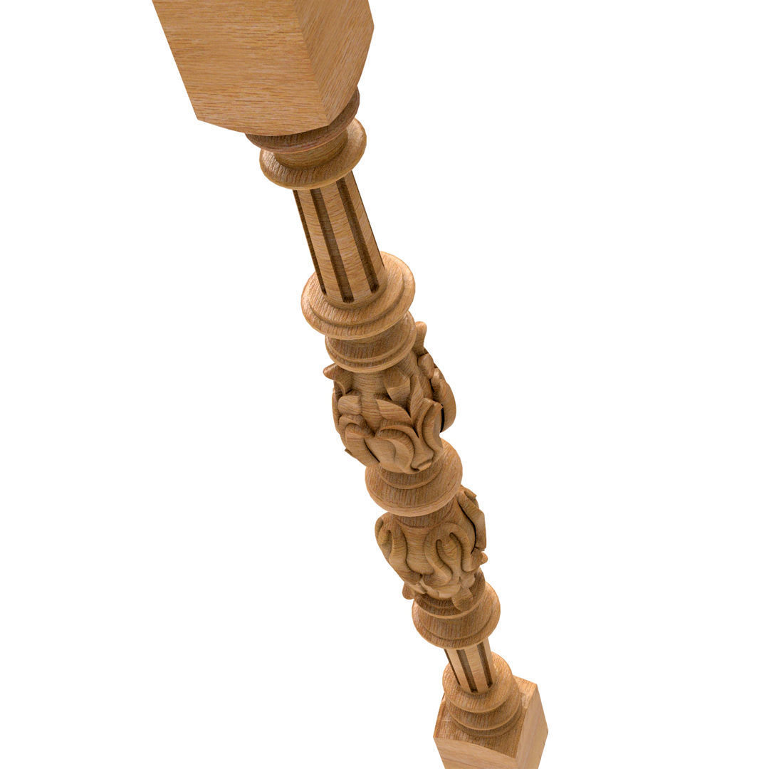 3D Model STL Stair railing 3D model | CGTrader