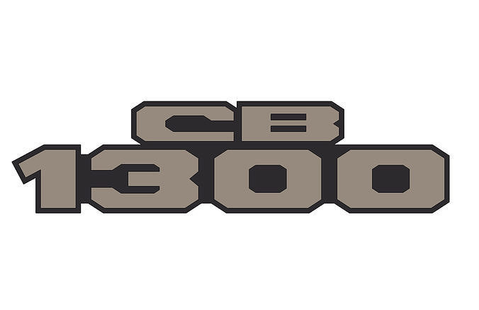 Honda CB 1300 emblem 3D model | CGTrader