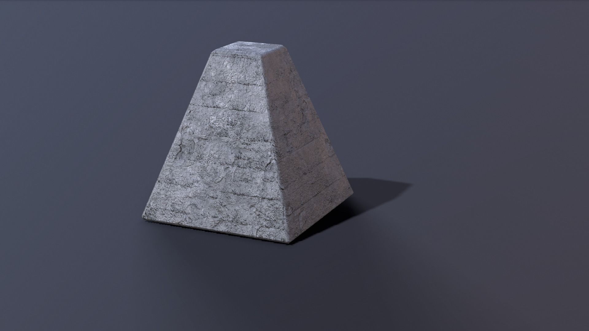 3D model WW2 Tank barriers Low-poly game ready VR / AR / low-poly ...