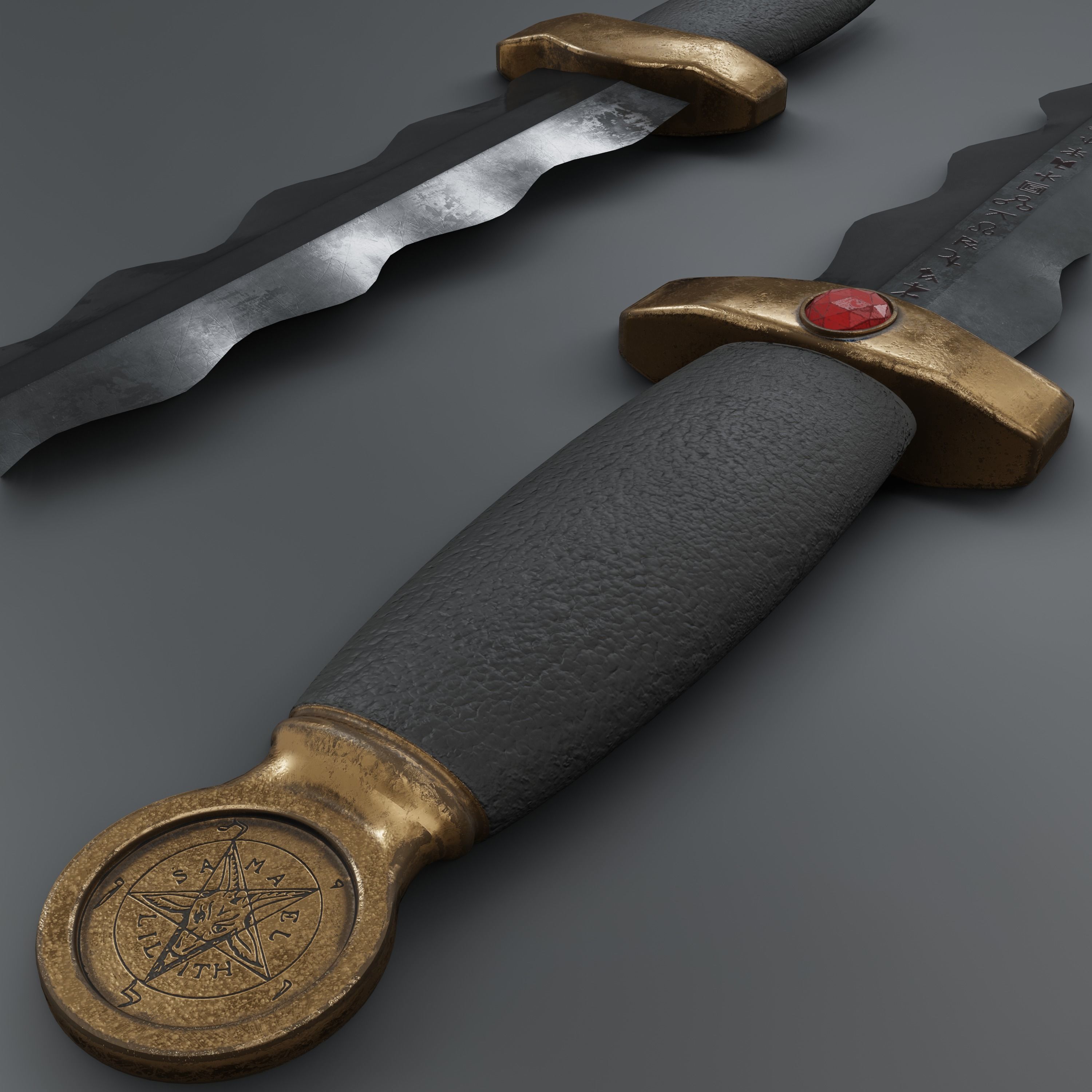 Ritualistic Dagger 3D model | CGTrader