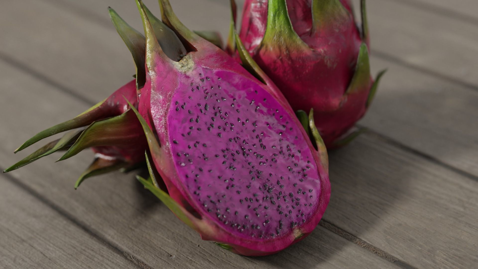 3D model Dragon fruit - Pitaya VR / AR / low-poly | CGTrader