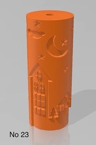 Repating clay tile cookie polimer clay pattern roll 3D model 3D ...