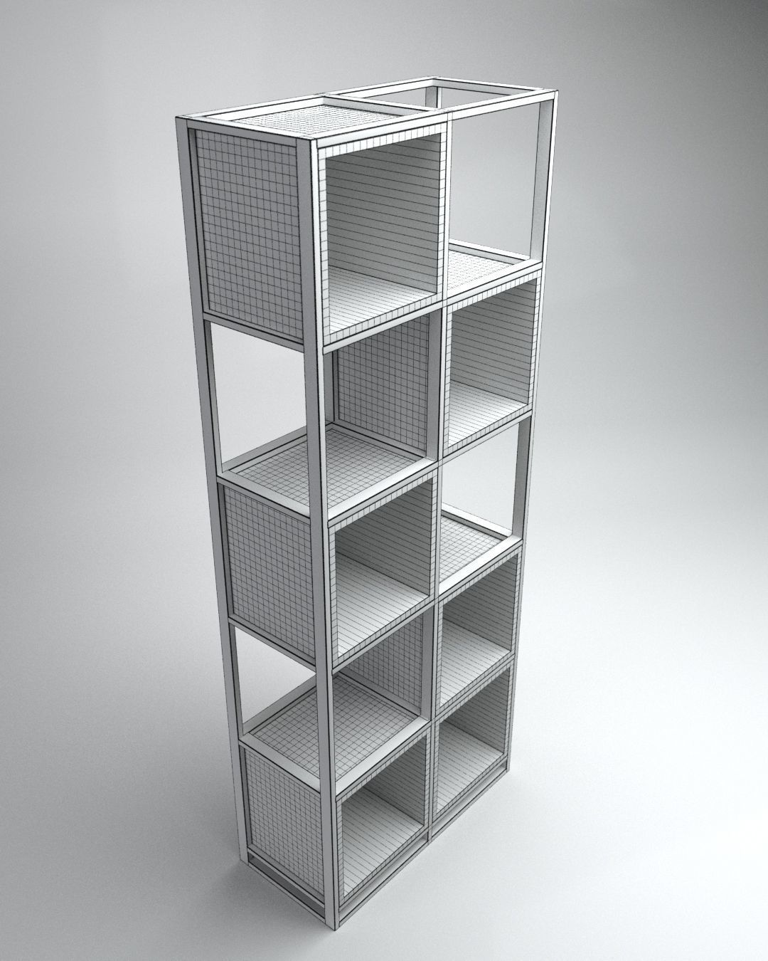 High-tech shelf 3D model | CGTrader