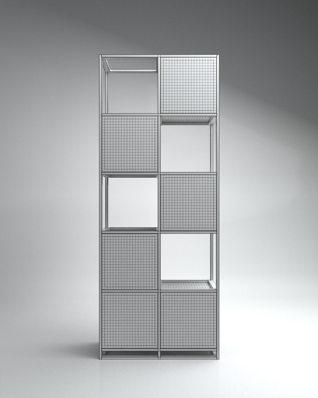 High-tech shelf 3D model | CGTrader