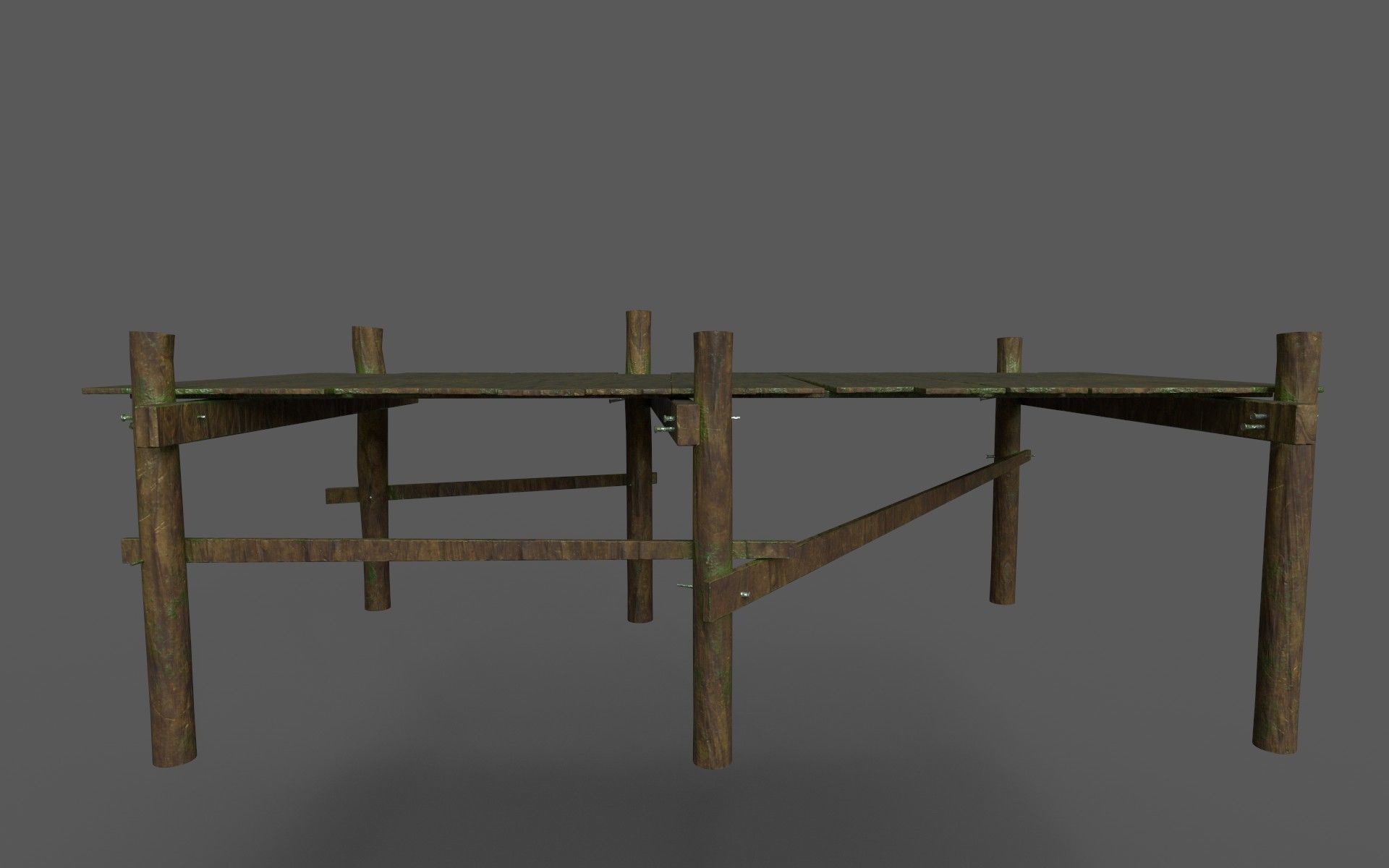 3D model wooden jetty VR / AR / low-poly | CGTrader