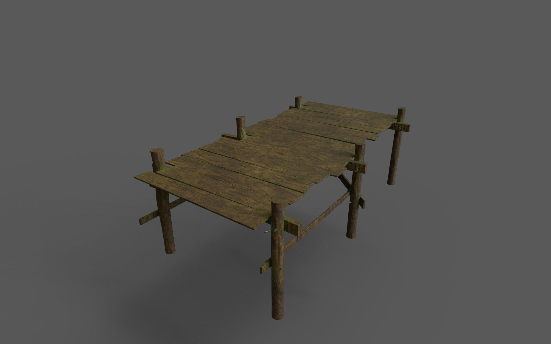 3D model wooden jetty VR / AR / low-poly | CGTrader