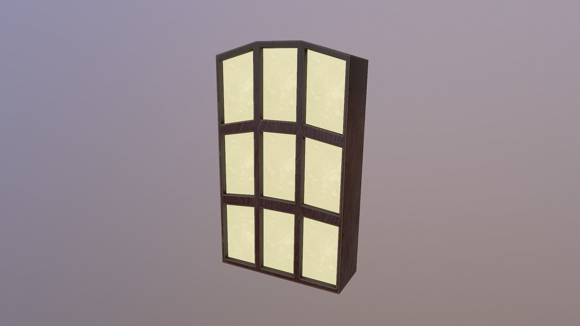Low Poly Window door with windows free VR / AR / low-poly 3D model ...