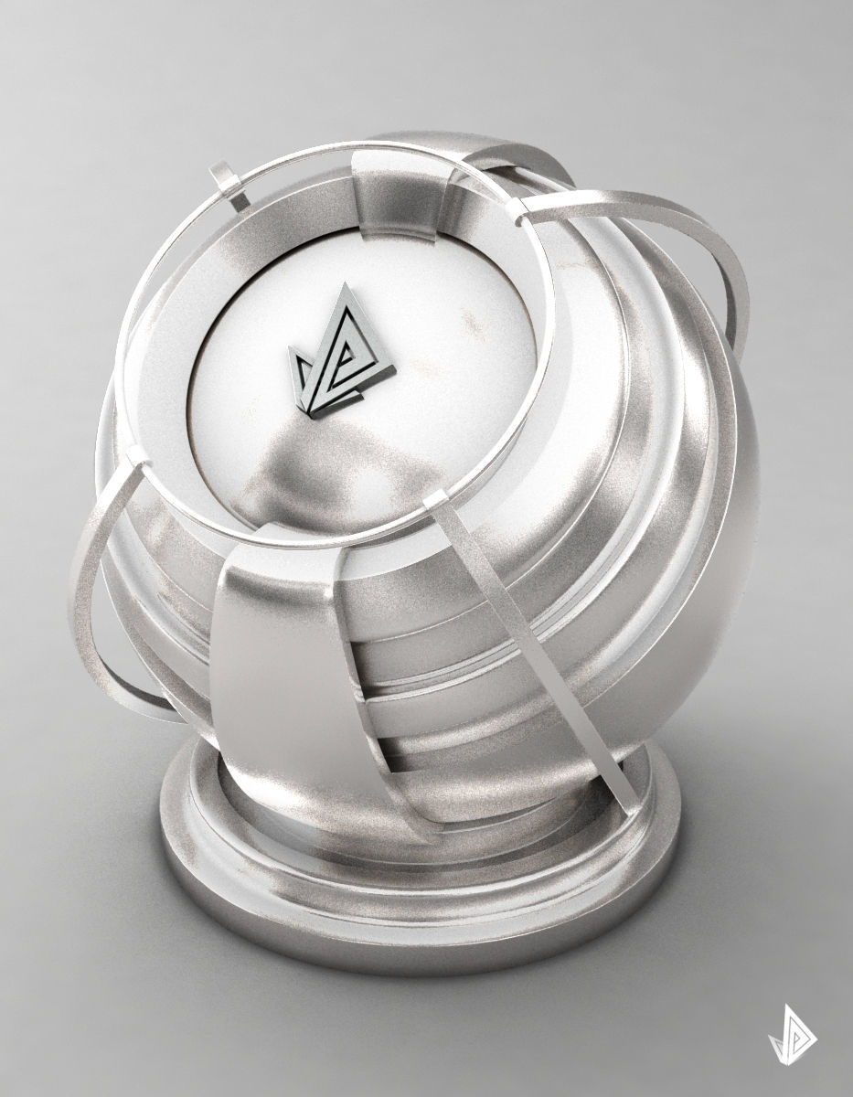 VRAY SHADER---METAL---Silver Texture | CGTrader
