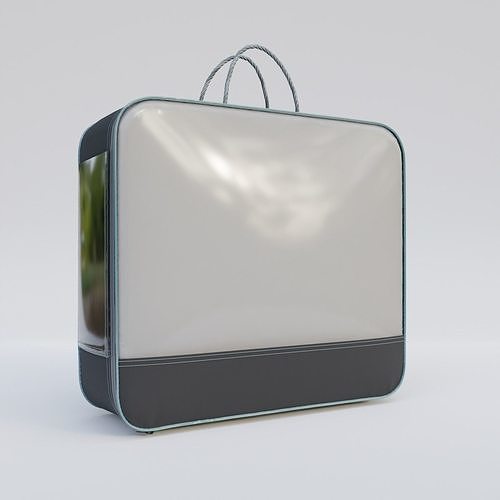 Packing bag bed linen 3D model | CGTrader