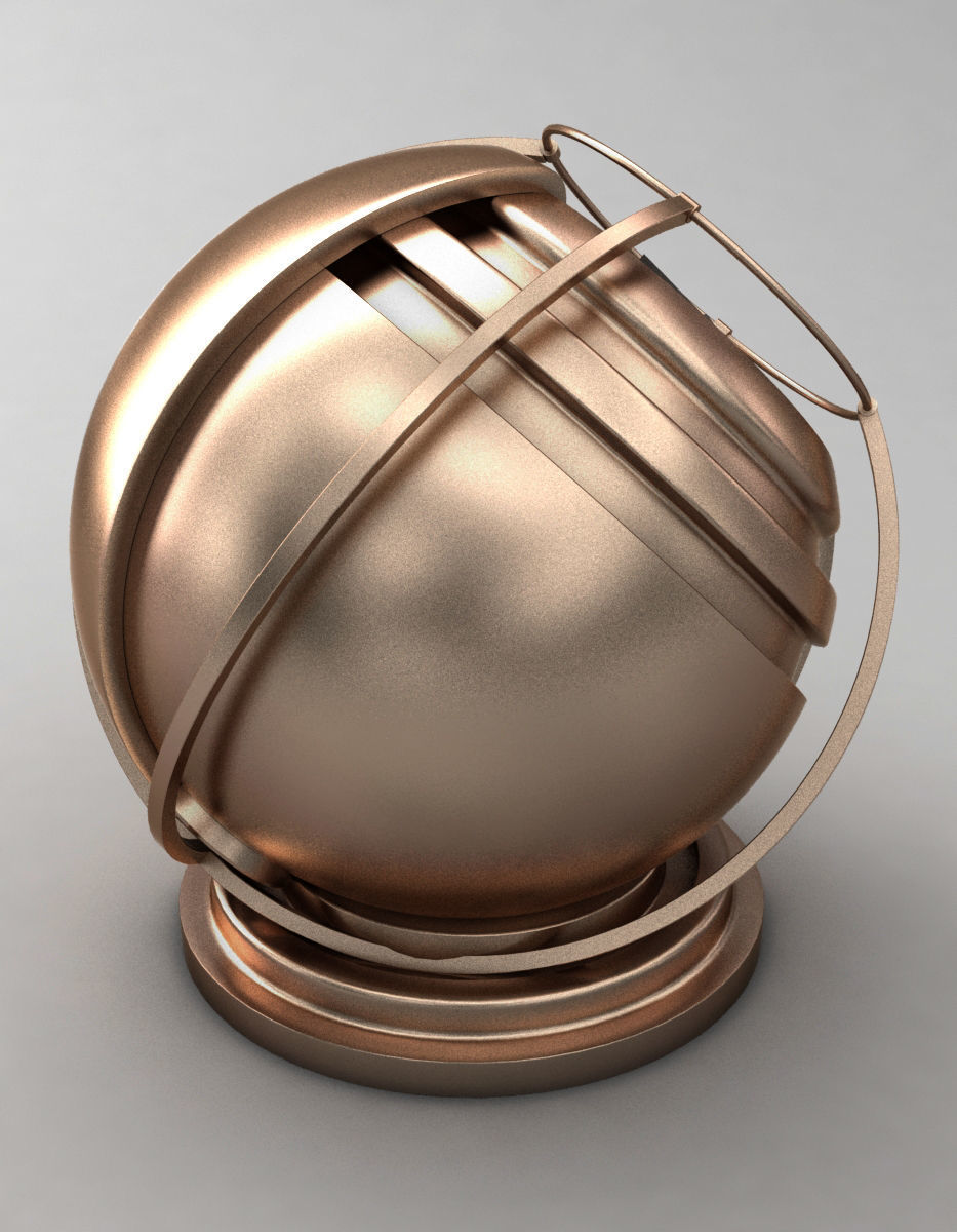VRAY SHADER---METAL---Polarized Copper Texture | CGTrader