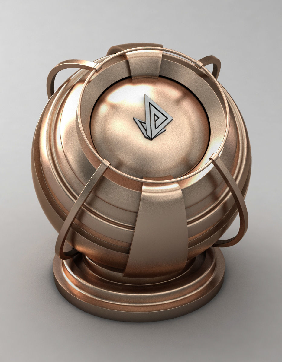 VRAY SHADER---METAL---Polarized Copper Texture | CGTrader