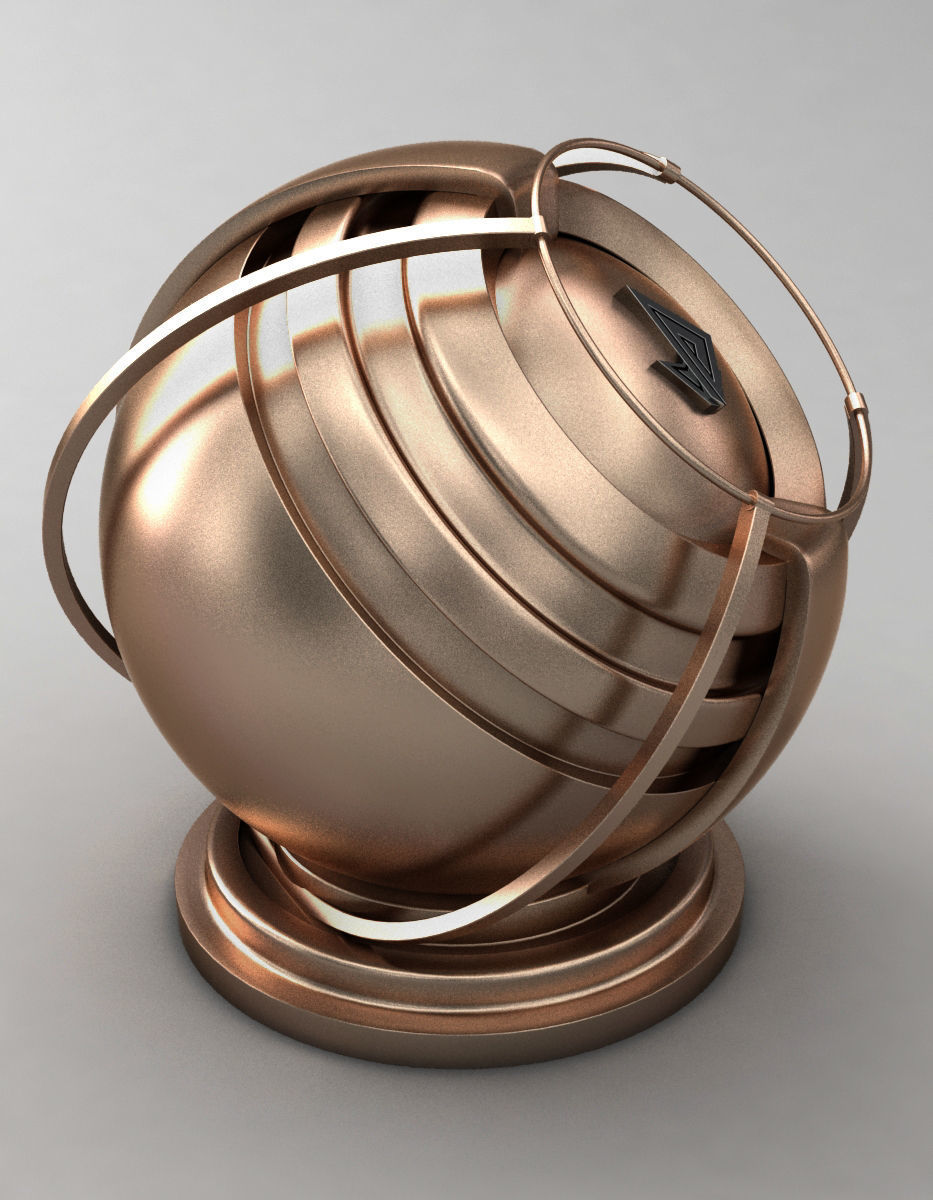 VRAY SHADER---METAL---Polarized Copper Texture | CGTrader