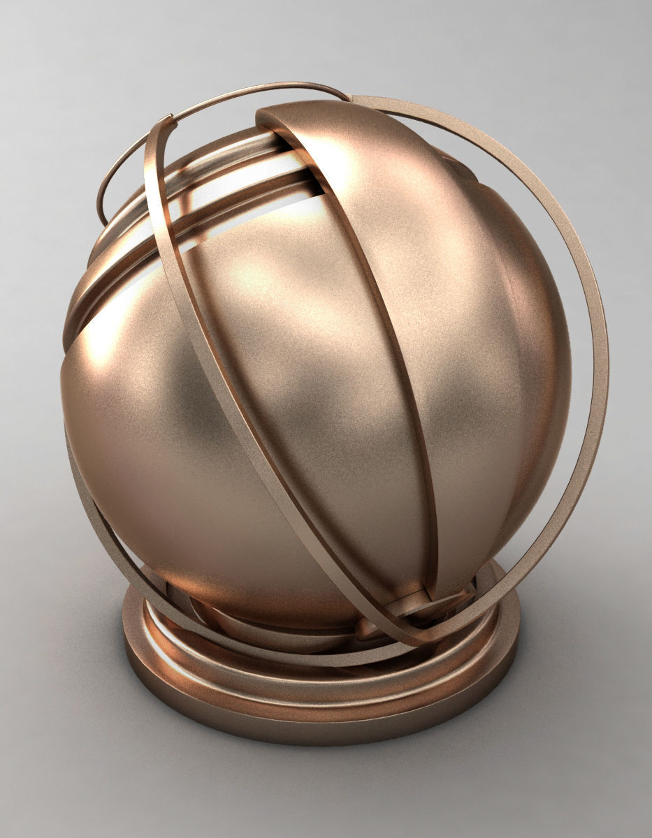 VRAY SHADER---METAL---Polarized Copper Texture | CGTrader