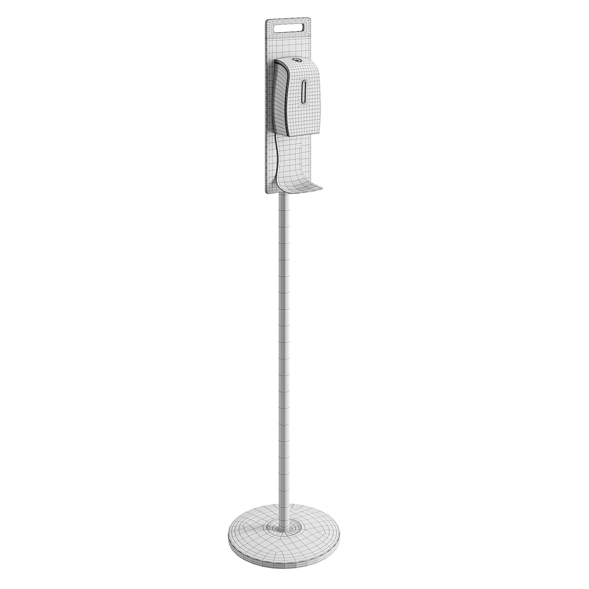 Hand Sanitizer Dispenser Set 3D model | CGTrader