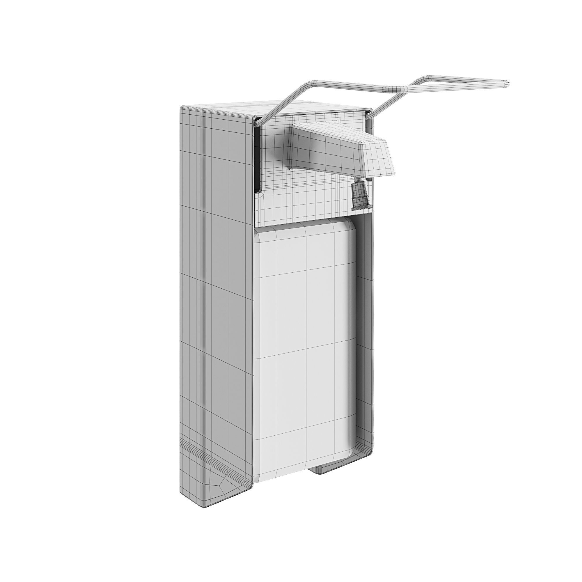 Hand Sanitizer Dispenser Set 3D model | CGTrader