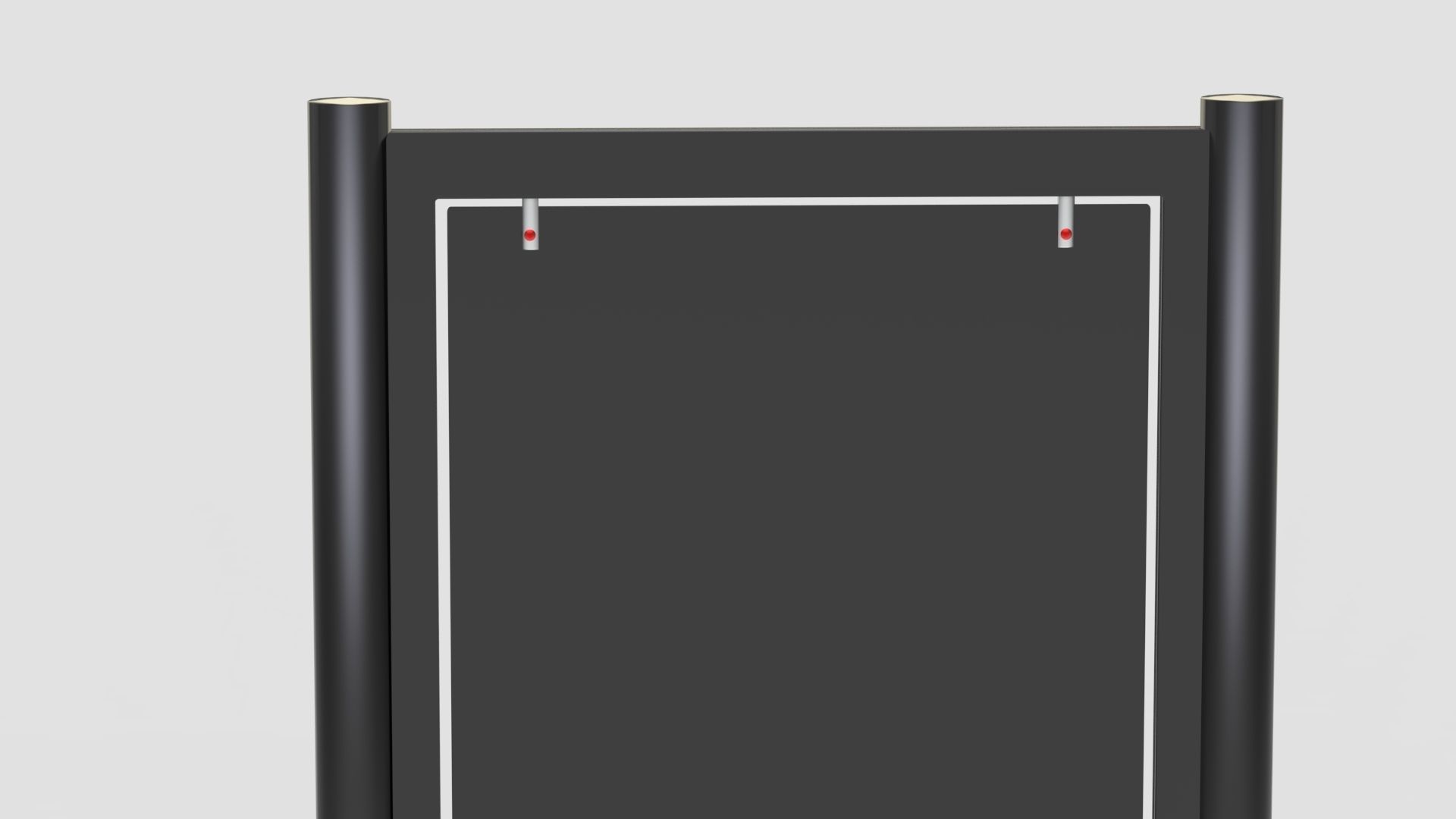 Pavement Sign Outdoor Advertising city light 3D model | CGTrader