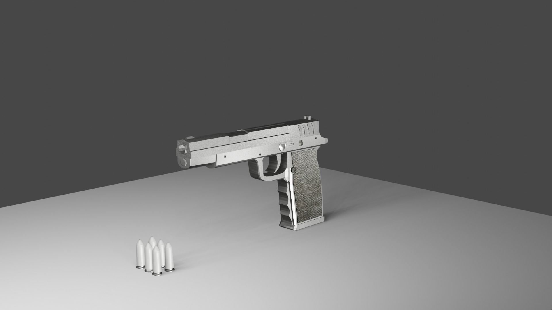 3D model pistol for unity VR / AR / low-poly | CGTrader