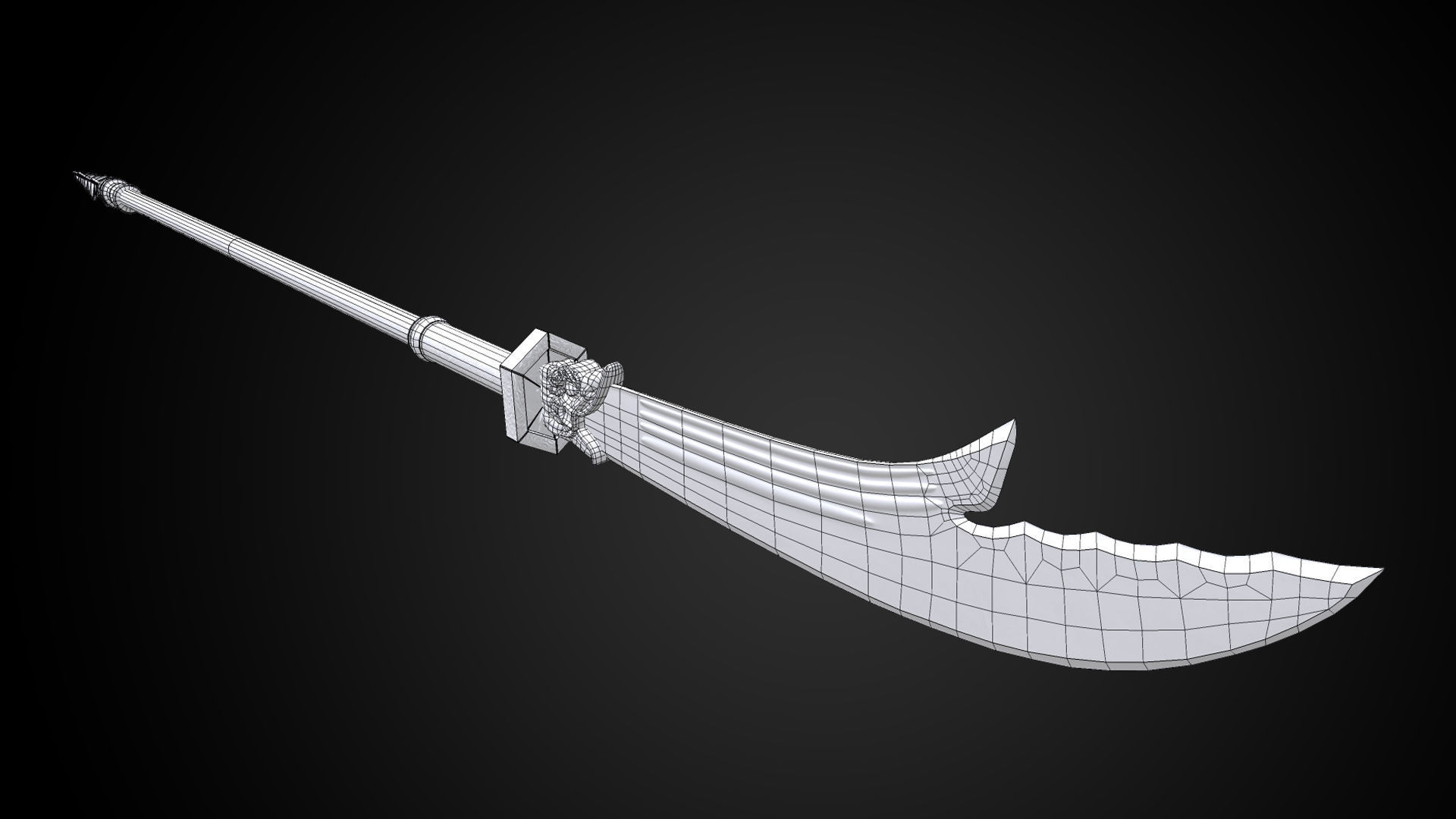 Ancient chinese weapons knife 3D model | CGTrader