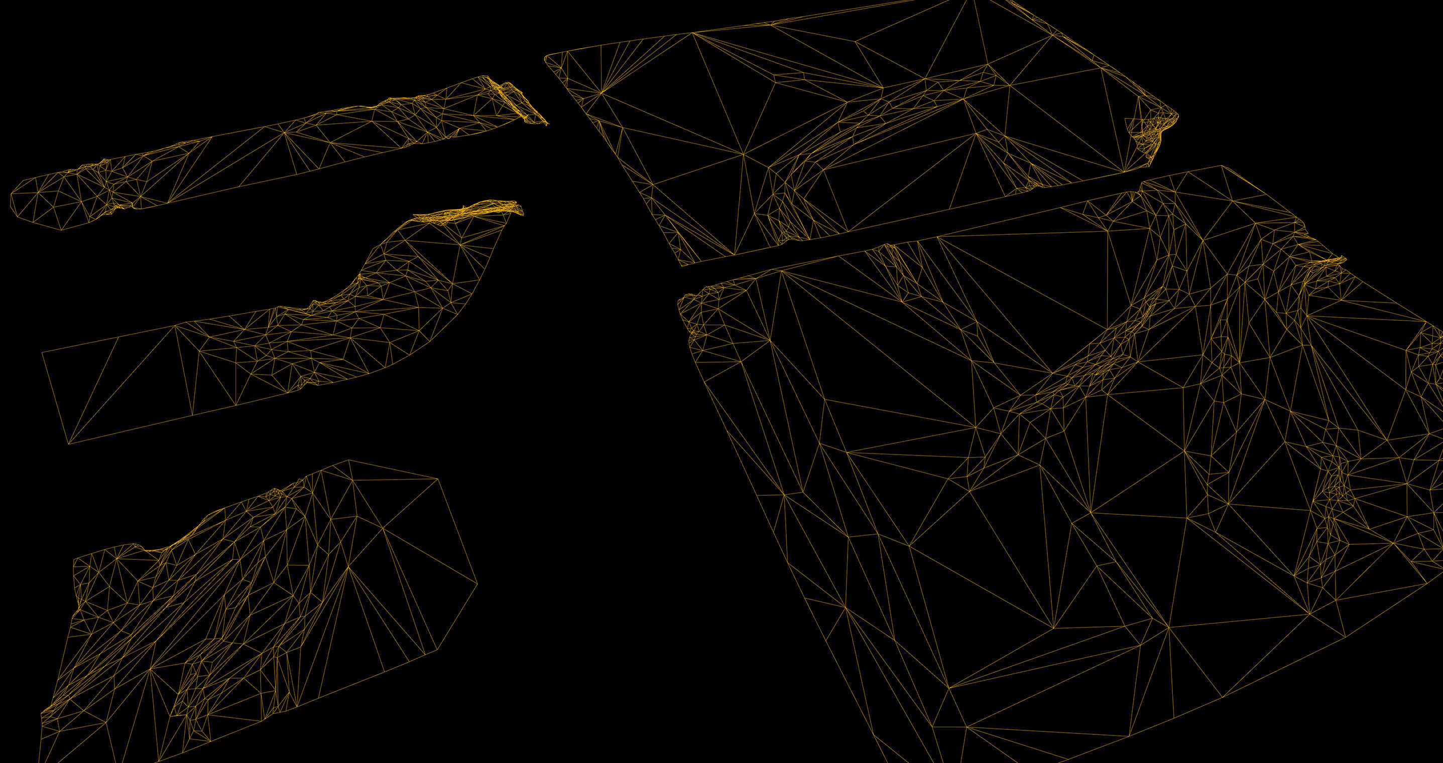 3D model Cyberpunk Carpets Low Poly Game Ready Sci-fi VR / AR / low ...