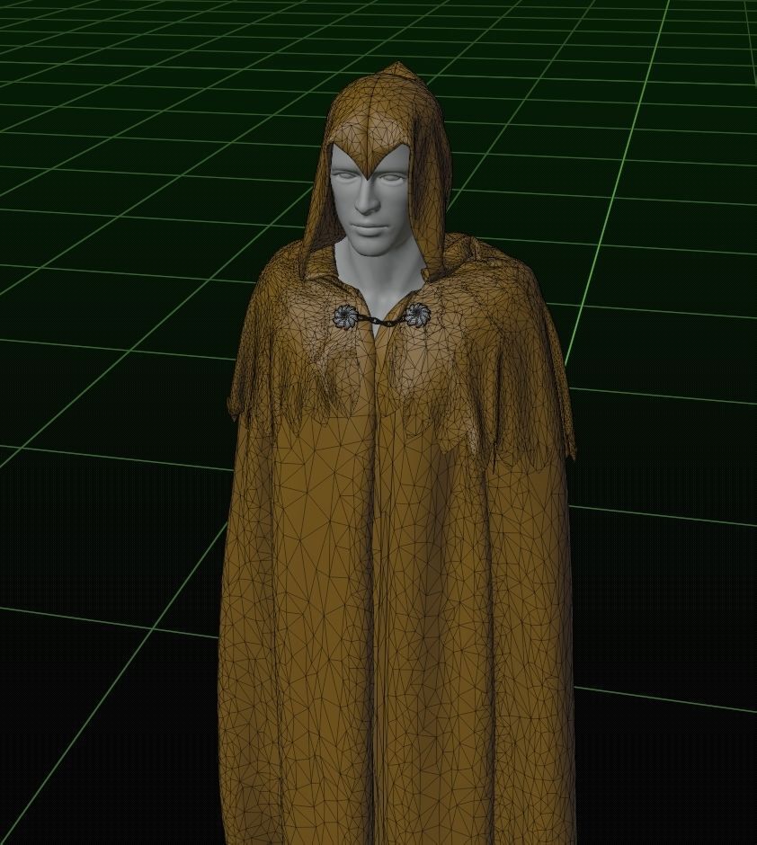 3D model Ember Cloak VR / AR / low-poly | CGTrader
